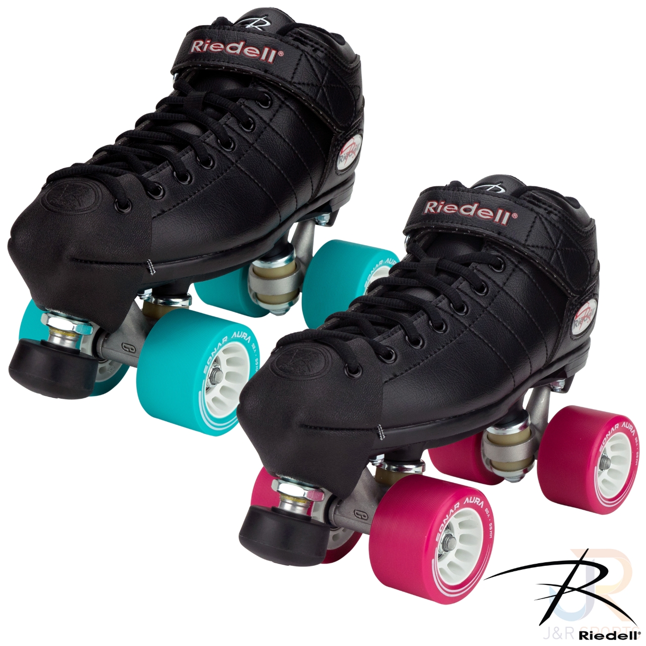 Riedell R3 Derby Skates Black Medium Width from Riedell Skates ...